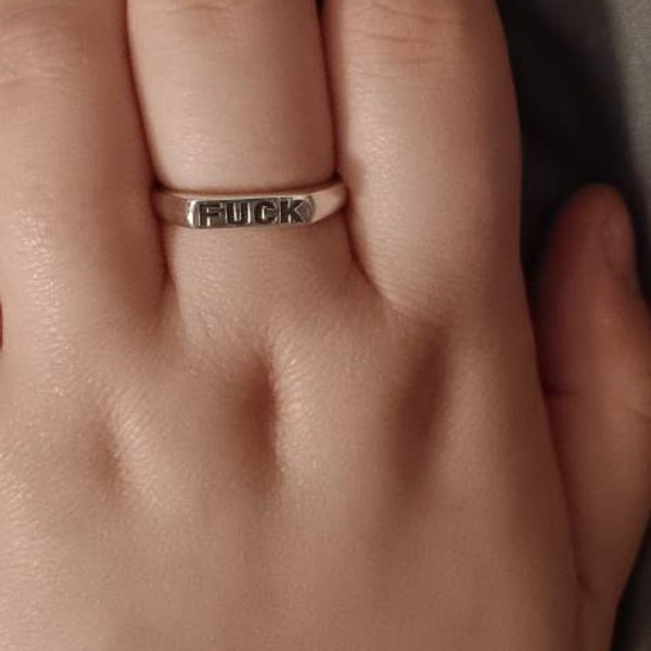 Mickey Mouse Ring Sterling Silver Ring Signet Ring Mickey Ring Engraved ...