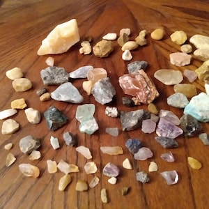 Gemstone Identification Chart 6x9 Glossed Raw Gem Reference - Etsy