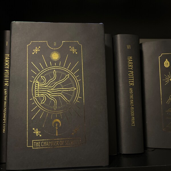 Hardcover HP Wizards Dust Covers - Etsy