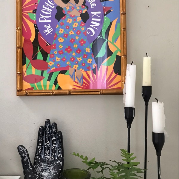 Vintage Bamboo Gold Picture Frame, 11x14 Inch, .625" Wide (85761114 ...