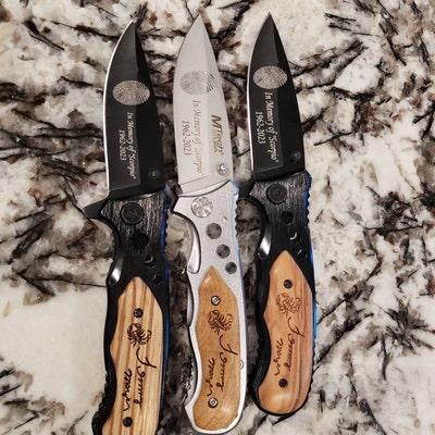 Engraved Knife, Custom Knife, Custom Engraved Knife, Personalized Knife ...