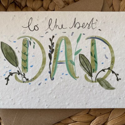 Poppys, Bees & Wildflowers Plantable Seed Card/ Seed Card Birthday Card ...