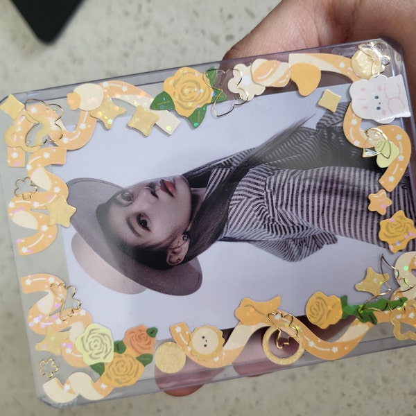 DIY Toploader Deco Kit|clear Toploader|photocard Holder|koreansticker ...