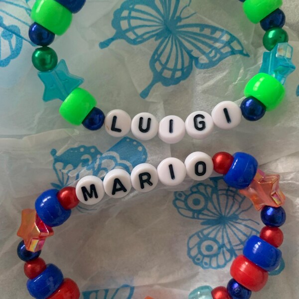 Doki Doki Literature Club Kandi Beaded Bracelets Monika Yuri Sayori ...