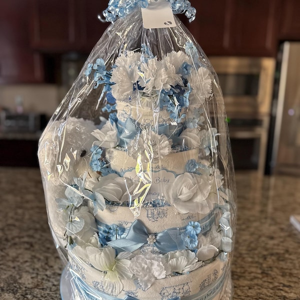Racing Car Baby Diaper Cake: Boy Shower Centerpiece - Etsy