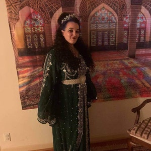 Hooded Winter Cloak , Selham, Black Cloak With Hood ,moroccan Burnous ...