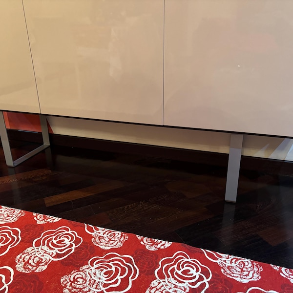 Metal Furniture Legs, Bench Frame, Console, Sideboard Table Feet Set of ...