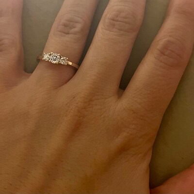 Volcano 1 18K Yellow Gold Engagement Ring, Nature Ring, Diamond Ring ...