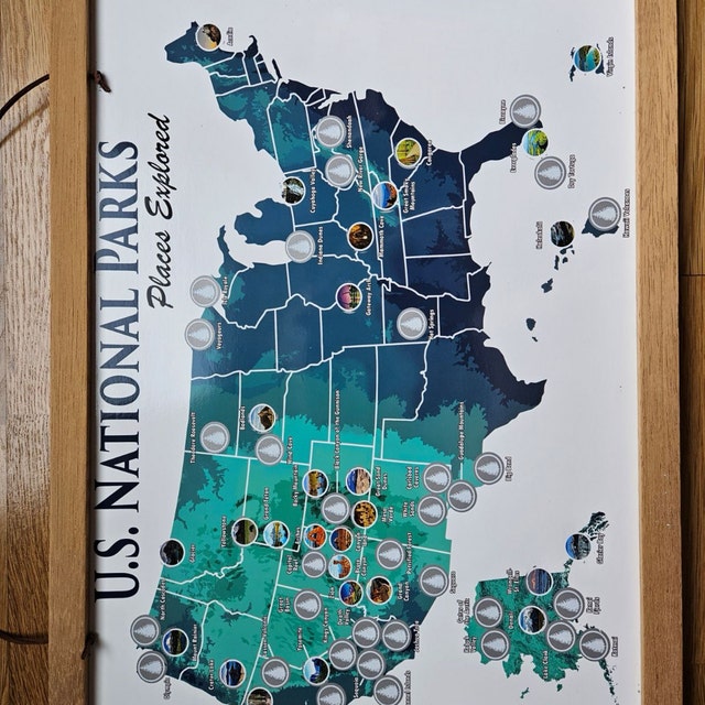 National Park Scratch Off Map Bright Standards Scratch Off Map Of ...
