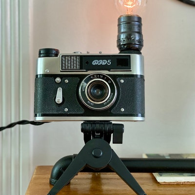 Meter Wood Lamp With Edison Bulb. Personalized Original Voltmeter and ...