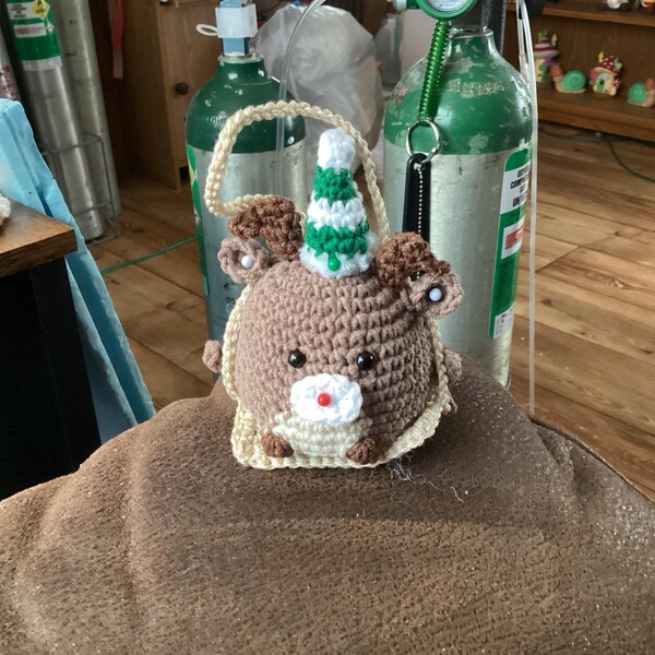 Swinging Holiday Squad Crochet Patterns, Christmas Car Hanging Crochet ...