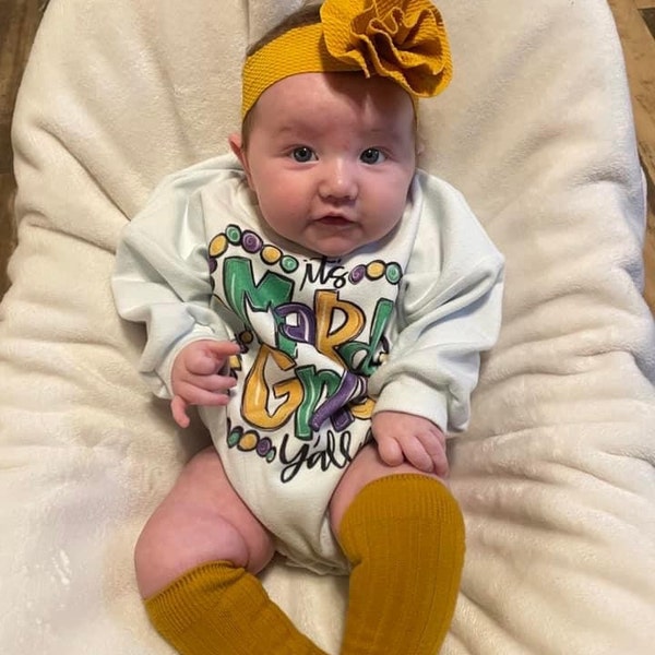 Mardi Gras Baby Outfit, Mardi Gras Super Soft Cozy Warm Sweatsuit Mardi ...