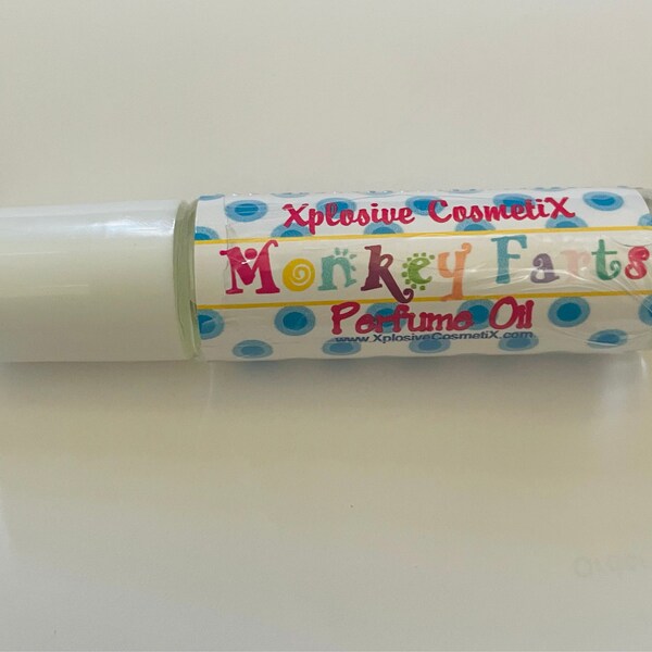 Monkey Farts Perfume Oil - Roll on Perfume, Fragrance Oil, Funny Gift ...