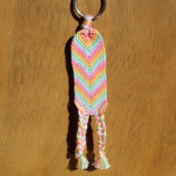 Chevron Keychain/friendship Keychain - Etsy