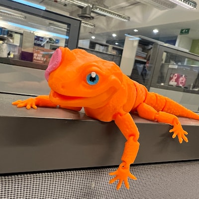 Leopard Gecko Articulated 3D Printed - Etsy