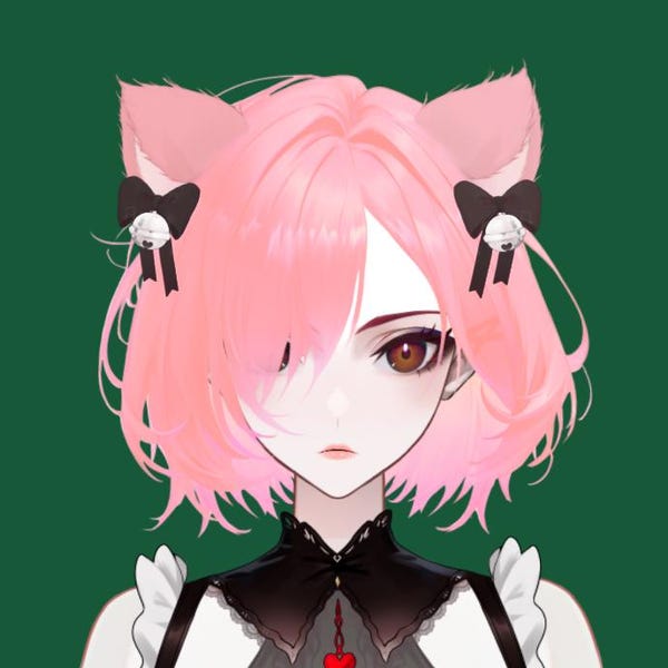 Vtuber Cat Ears Asset for Vtube Studio, Fully Rigged Animated Vtube ...