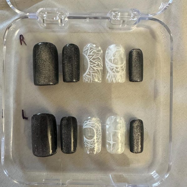 Friday the 13th Inspired Press on Nails | Luxury Nails | Halloween ...