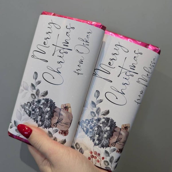 Personalised Galaxy Chocolate Bar Wrapper: Thank You Gift - Etsy UK