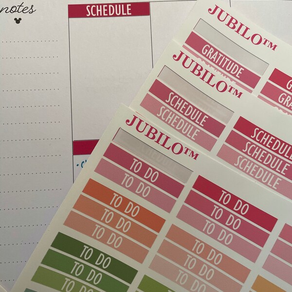 CUSTOM HEADERS. Custom Planner Stickers. - Etsy