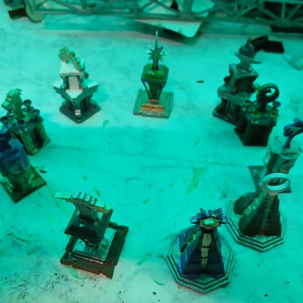 Cyberpunk Terrain - Shadowrun, Gamma World, Gridwars, Cy-borg ...