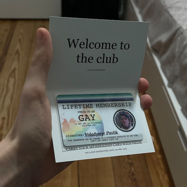 Custom LGBTQAI+ and Other Membership Cards - Add You Own Photo ...
