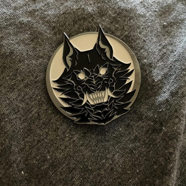 Wraith Glow in the Dark Ghost Horror Pin - Etsy