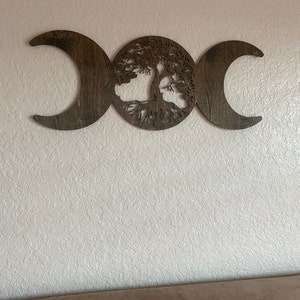 Triple Moon Tree of Life - Etsy