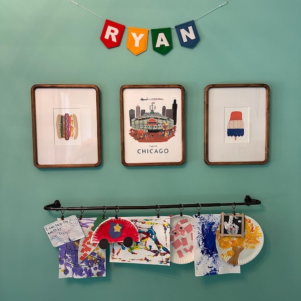 Electric Fan Art Print | Rainbow Painting | Unique Wall Art | Home ...