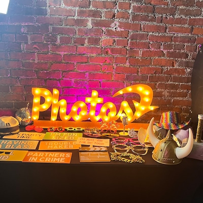 Basic Bundle 1, Photo Booth Props, 360 Photo Booth Props, Custom ...