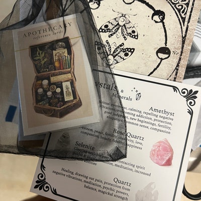 Apothecary Reference Cards Herbal Index Flash Cards Medicinal Herbarium Wicca Witchcraft ...