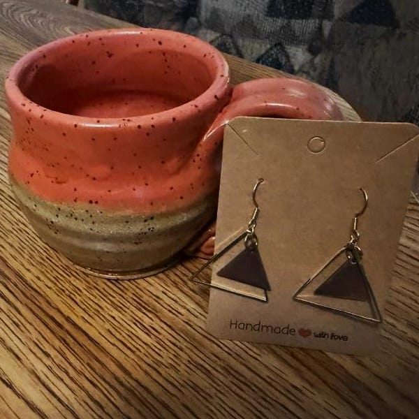 Stemless Ceramic Wine Glass, Wheel Thrown Dented Pottery Cup, Handless ...
