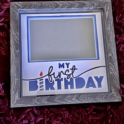 Dog Remembrance 3D Shadow Box SVG Photo Frame Dog Remembrance Gift for ...