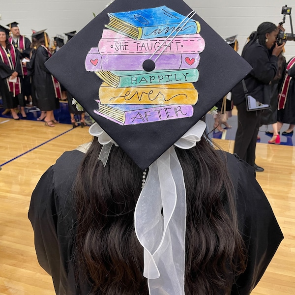 Graduation Cap | Grad Cap | Grad Cap Decal | Handwritten | Cute ...