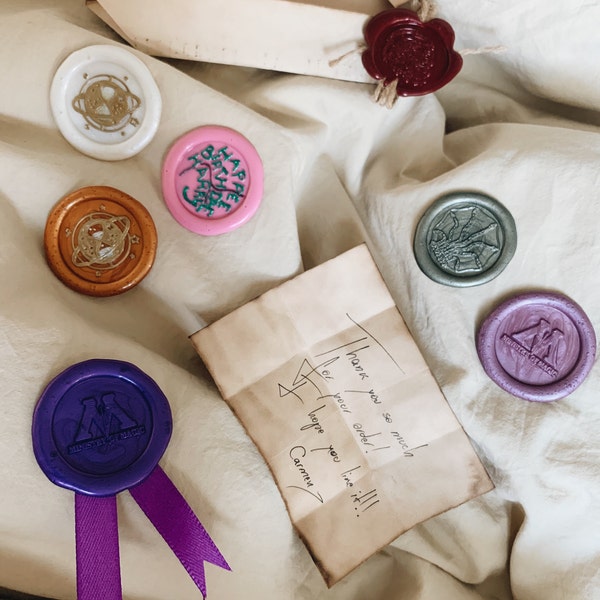 PREMADE Wizard Collection Wax Seals | Owl Post - Set of 6 - Etsy