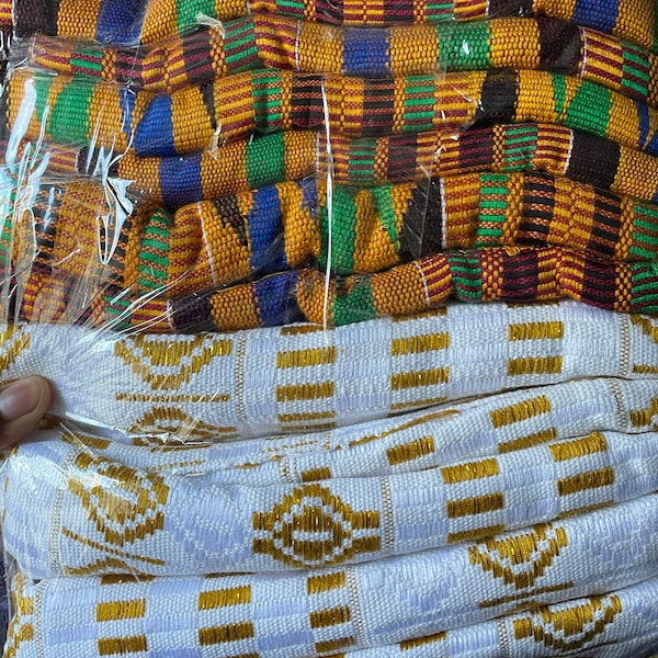 Ghana Handwoven Kente Fabric/kente Cloth Called Fatia Fata Nkrumah - Etsy