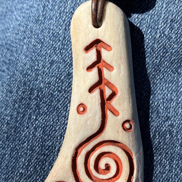 Small Hand Forged | Iron Push Awl | Antler Handle | Reenactment Leather ...