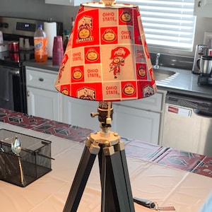 Ohio State University Buckeyes Shade. Shades Are 9.5" X 5" X 7" Tall - Etsy