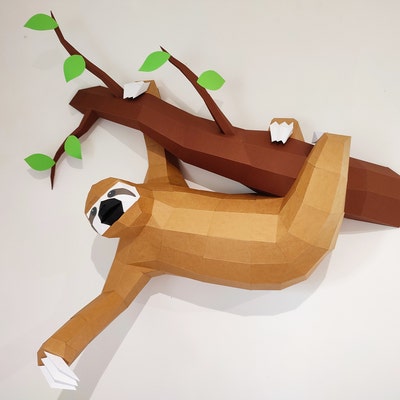 Elephant DIY Papercraft 3d PDF Template Origami - Etsy