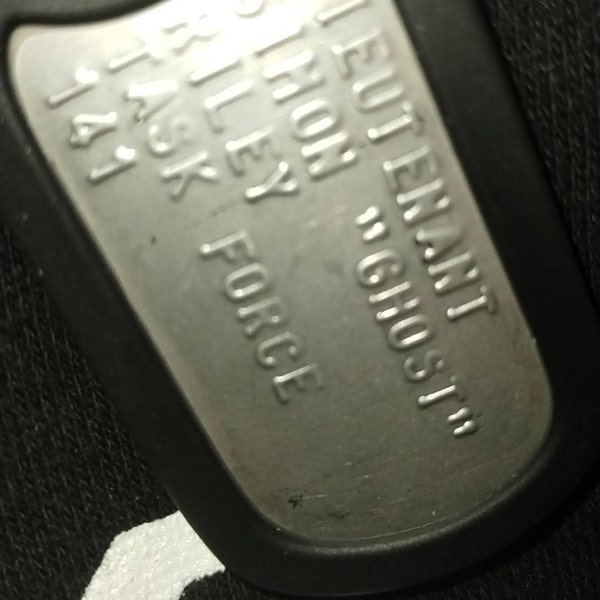 Simon 'ghost' Riley US Military Dog Tag Set With Personalised Text. - Etsy