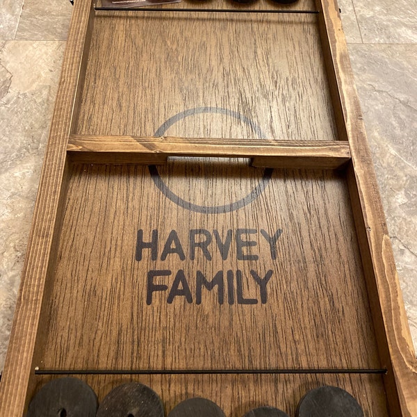 Handcrafted Customizable Tabletop Hockey Boards (pucket) - Etsy