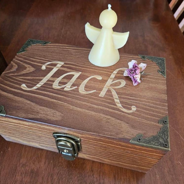 Personalized Wooden Gift Box With Lock & Key , Engraved Wood Jewelry ...