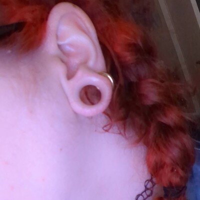 Power Amethyst Ear Weights Silver Steel Crystal Hangers Pair Ear Plugs ...