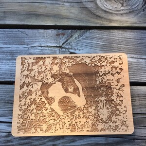 Personalized Real Wood Photo Greeting Card Customized With Your Photo ...
