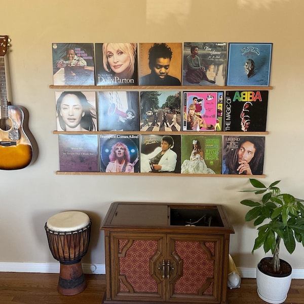 Vinyl Record Case - Vinyl Storage Case - Record Display Case - Etsy