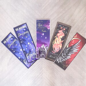 ACOTAR Sjm Inspired Bookmarks With Quotes Feyre and Rhys | Etsy