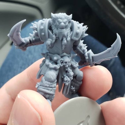 Kurgh the Turtle Tortle Barbarian Mini D&D Resin Print 32mm / - Etsy