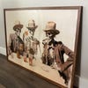 Wild West Remains: Retro Skeleton Cowboy Skull Art Print - Etsy