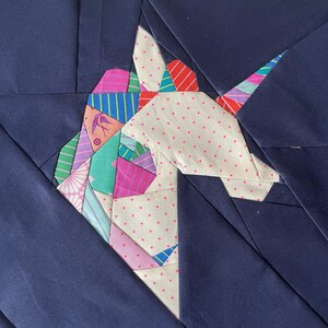 Rainbow Forest Foundation Paper Piecing Quilt Block Pattern Modern ...
