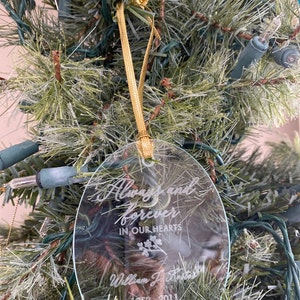 In Loving Memory Tree Personalized Round Magnetic Sign Set | Etsy