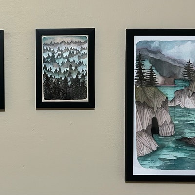 Pittsburgh Row Homes 8x10 Illustrated Print - Etsy